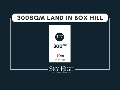 Lot 127, 48 Futurity Street, Box Hill | Sky High Property Group