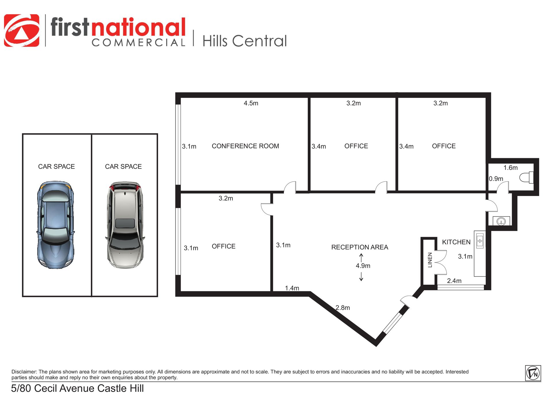 5/80 Cecil Avenue, Castle Hill | First National Commercial Hills Central