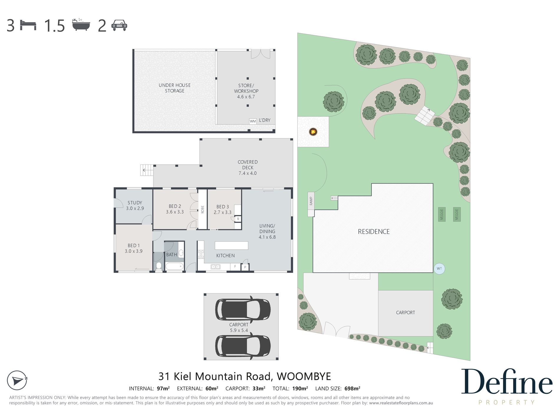 31 Kiel Mountain Road, Woombye | Define Property