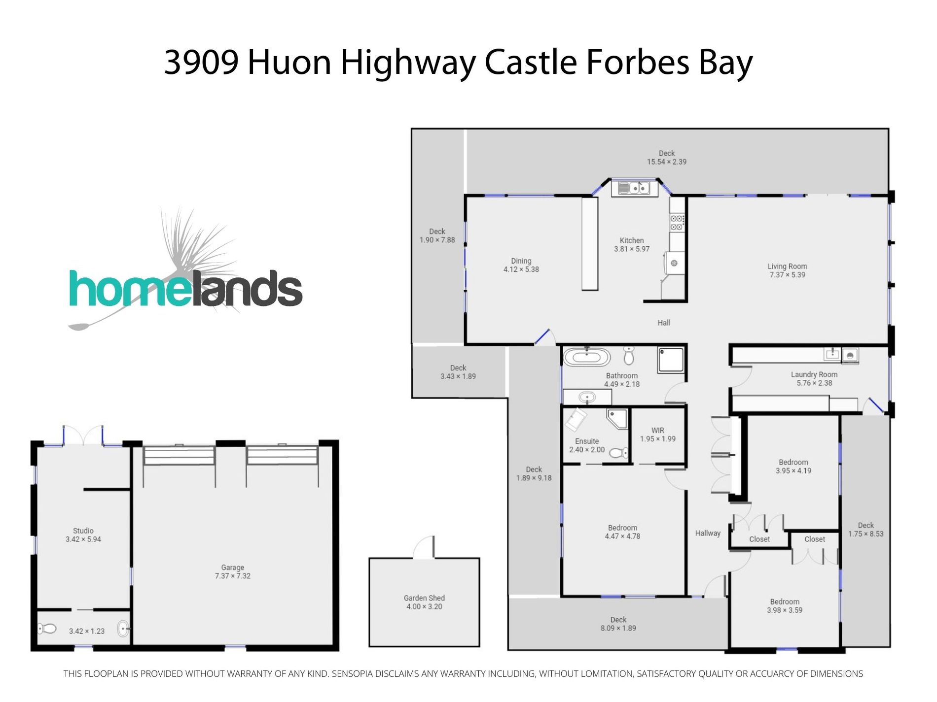 3909 Huon Highway, Castle Forbes Bay | Homelands Property